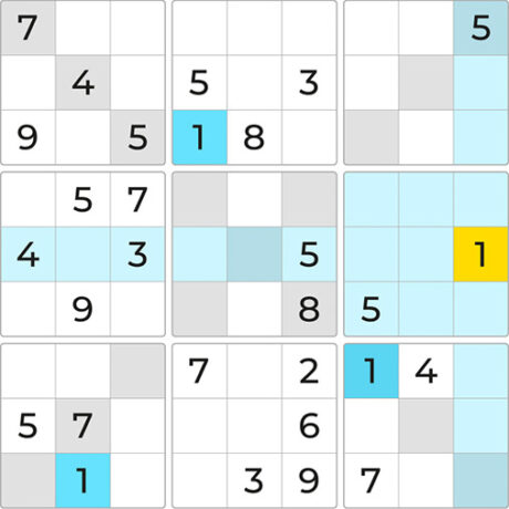 Sudoku Games - Sudoku X